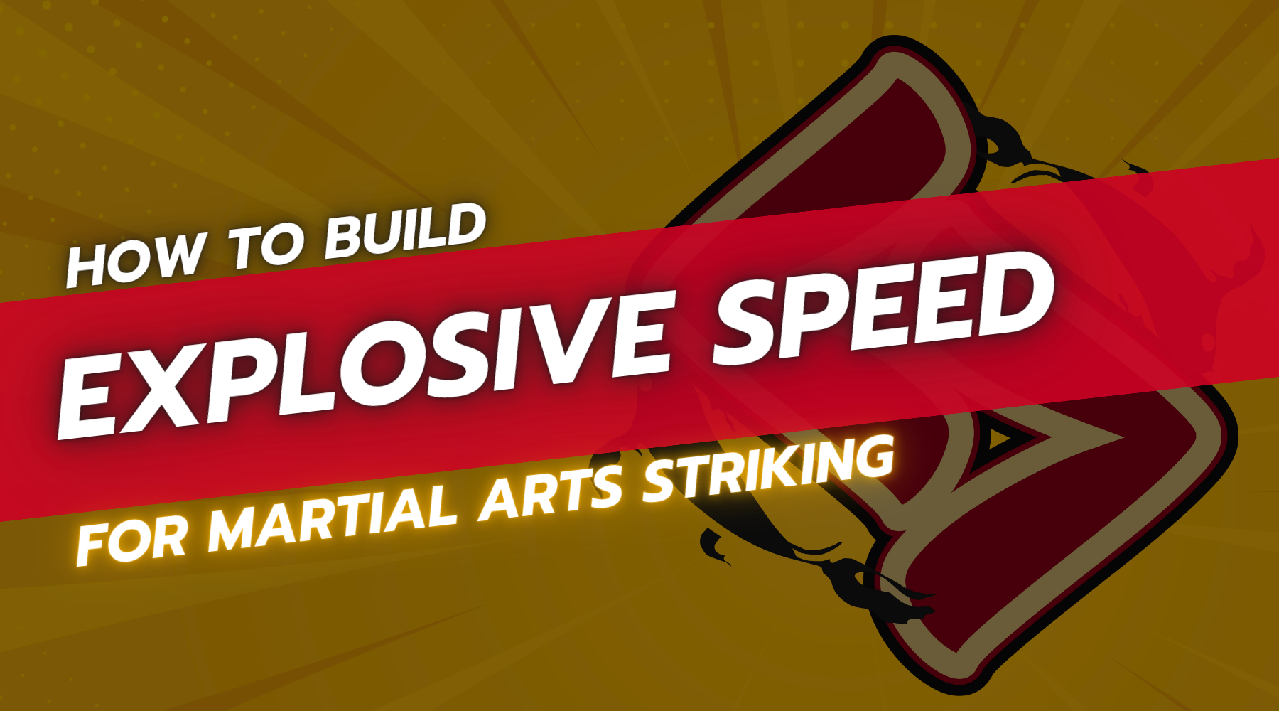 How to Build Explosive Speed for Martial Arts Striking – Tempura Brand ...