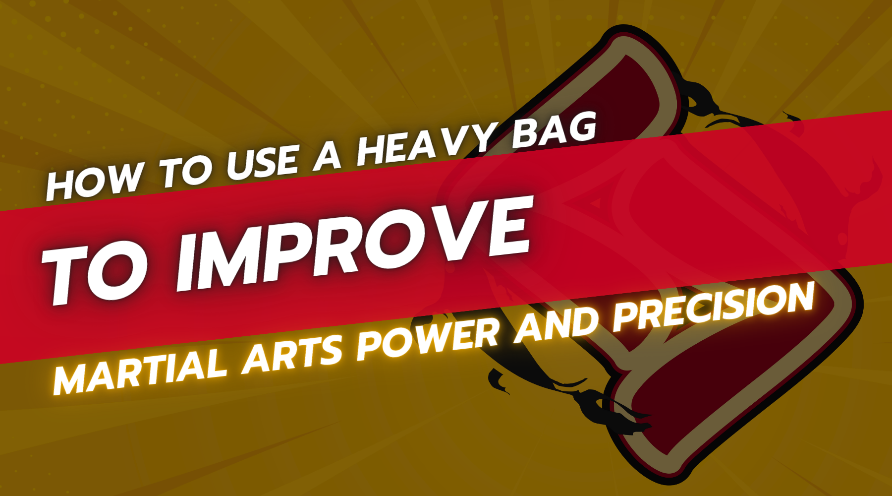 How to Use a Heavy Bag to Improve Martial Arts Power and Precision ...