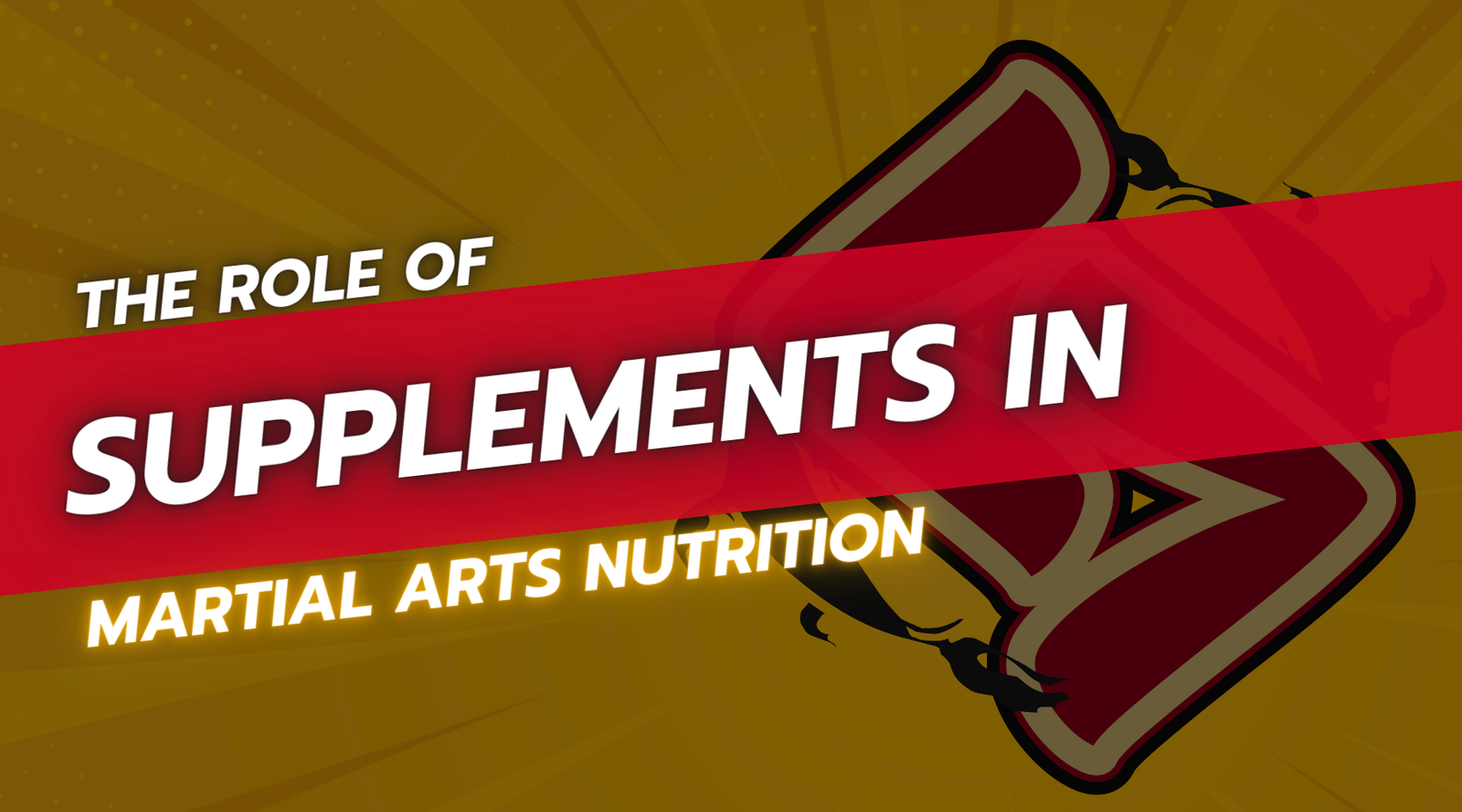 The Role of Supplements in Martial Arts Nutrition – Tempura Brand Supply Co